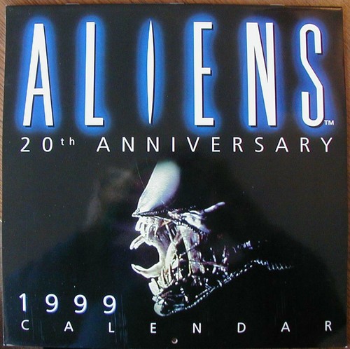 Aliens 20th Anniversary 1999 Wall Calendar(12X12) | eBay