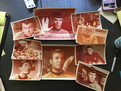 Star Trek rare collection of photos of different characters(9). | eBay
