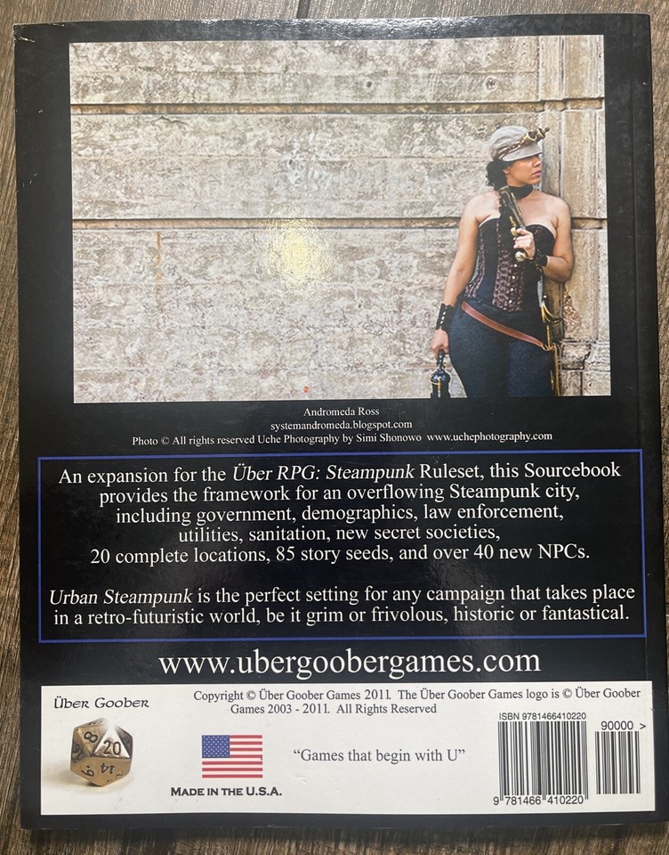 Urban Steampunk : An Uber RPG Steampunk Sourcebook by Steven Metze ...