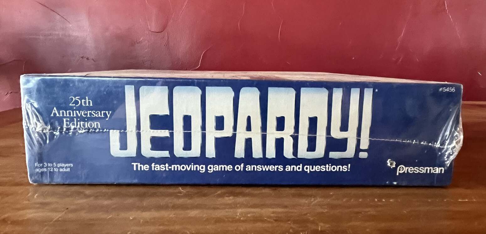 Jeopardy 25th Anniversary Edition Board Game SEALED NEW Pressman | eBay