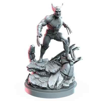 Wolverine Super Hero Sci-Fi Miniatures DnD Tabletop RPG Role Playing ...