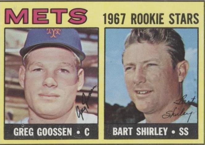 1967 Topps - 1967 Rookie Stars Greg Goossen, Bart Shirley #287 (RC) for ...