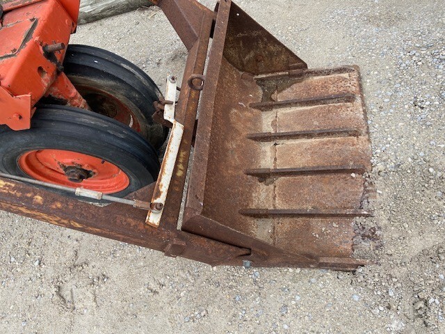 Kelley loader Original Patina trip bucket Allis Chalmers AC WD WD45 45 ...