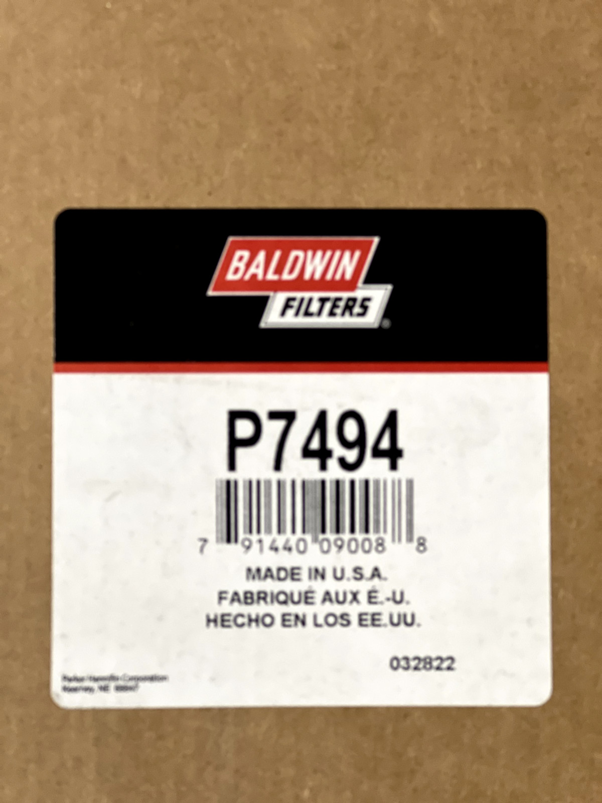 BALDWIN P7494 - cross reference oil filters | oilfilter-crossreference.com