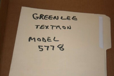 Greenlee Textron Model 5778 Megohmmeter | eBay