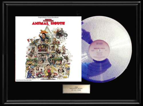 ANIMAL HOUSE SOUNDTRACK LP WHITE GOLD SILVER METALIZED PLATINUM TONE ...