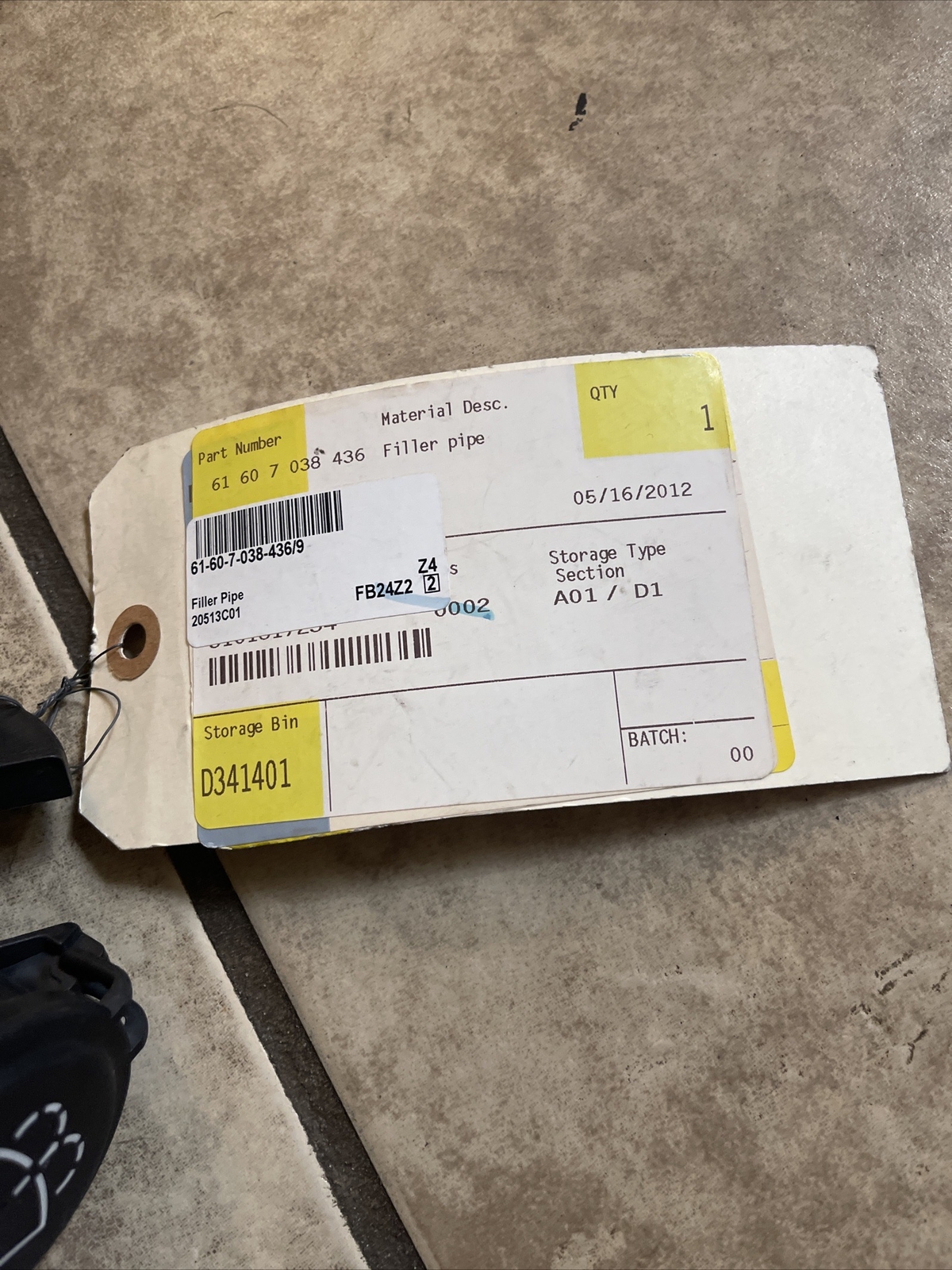 BMW 5 E39 Windshield Washer Filler Pipe 61607038436 OEM for sale online ...