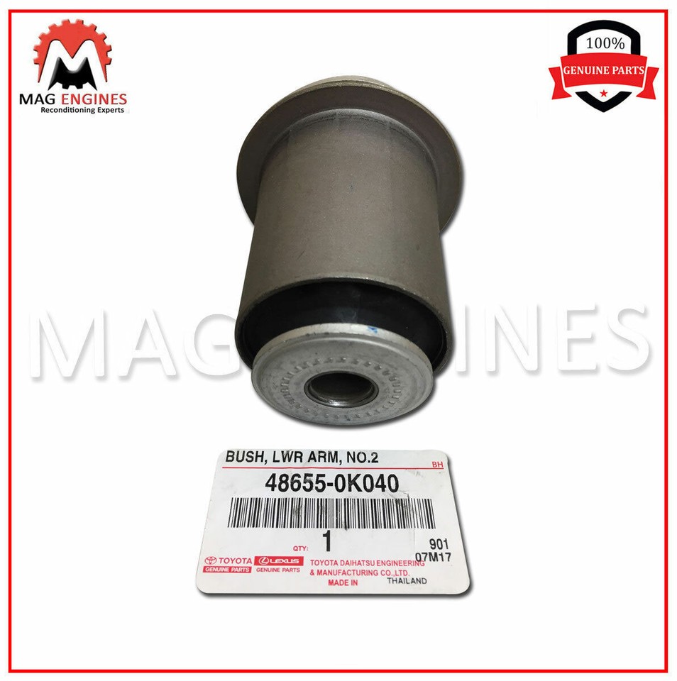 48655-0K040 GENUINE OEM BUSH, FRONT LOWER ARM, NO.2, RH/LH 486550K040 | eBay