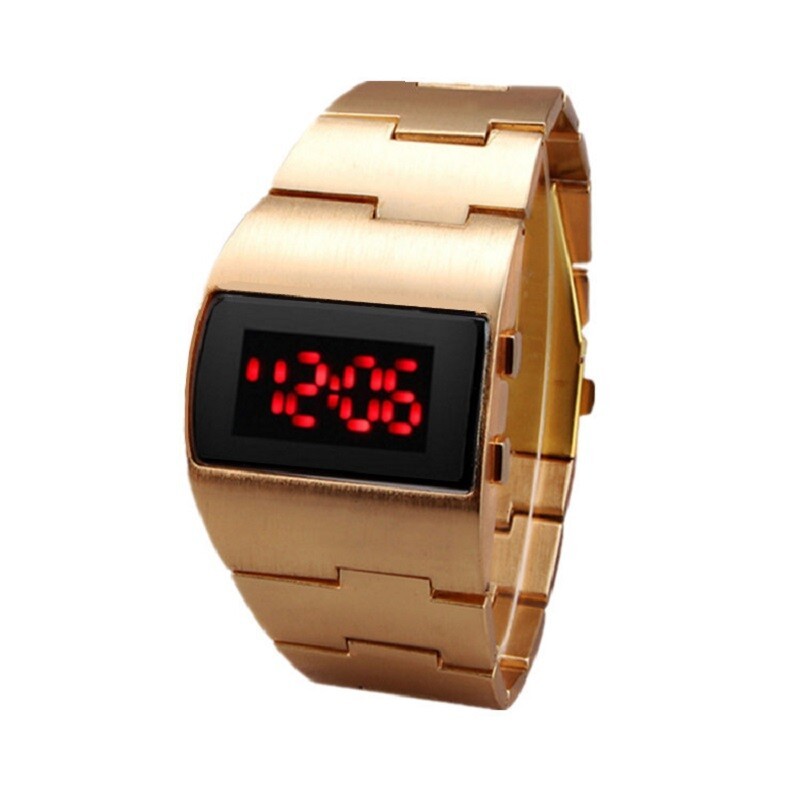 Military Fashion Digital Electronic Red Led Men Wrist Watch Luxury ...