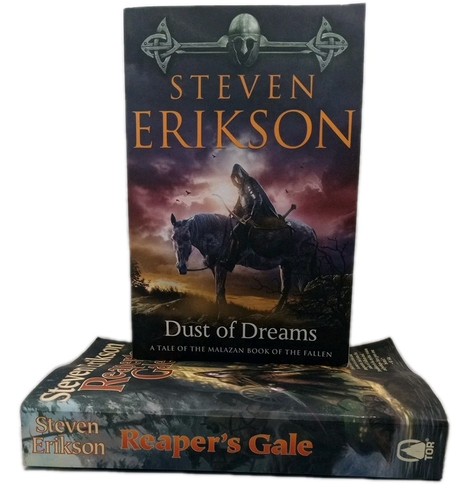 Steven Erikson Malazan Book of the Fallen Lot Reaper’s Gale & Dust of ...