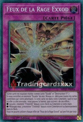 Yu-Gi-Oh! Feux de la Rage Exxod : PSE MP25-FR094 | eBay