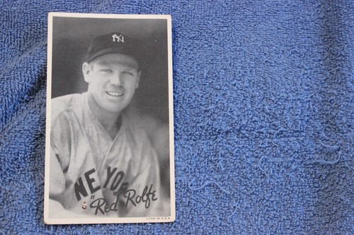 1936 Goudey Wide Pen baseball card - Red Rolfe (New York Yankees) | eBay