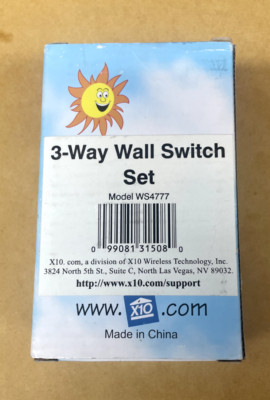 X10 3-Way Wall Switch Set (Model WS4777) | eBay