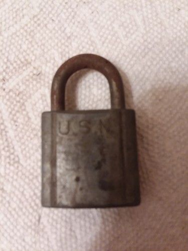 USA Navy padlock war era no key, Chicago Lock Co | eBay