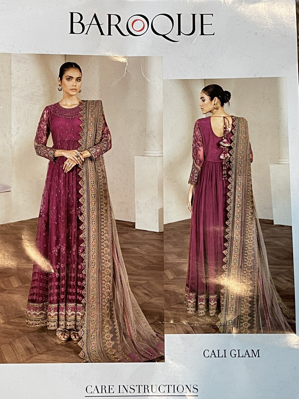 Pakistani Designer Baroque Original Dress Shalwar Kam… - Gem