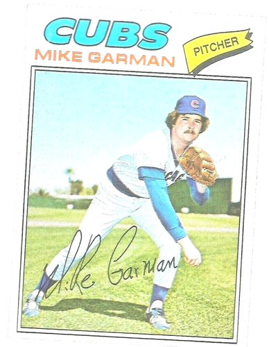 1977 Topps Mike Garman 302 Chicago Cubs Baseball Card | eBay