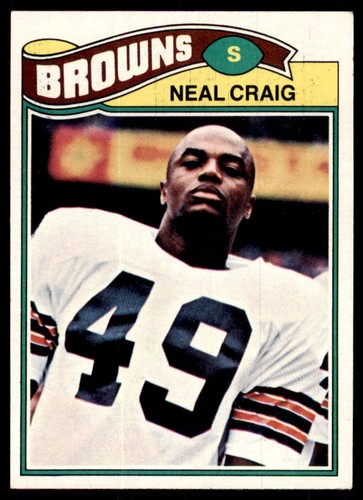 1977 Topps Neal Craig Football Card Cleveland Browns #348 | eBay