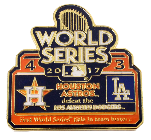 2017 World Series Commemorative Pin - Astros vs. Dodgers - Limited ...