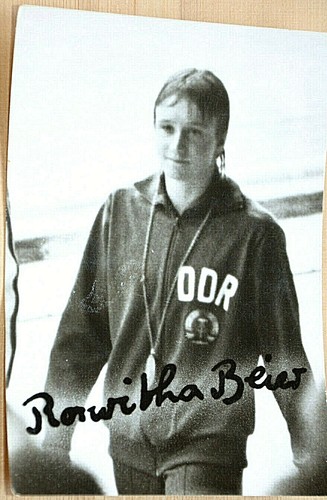 40209 Ak Roswitha Beier Swimming Butterfly Lagenstaffel Silbermedaillen ...