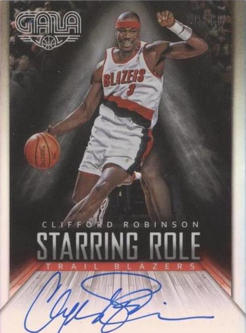 2014-15 Panini Gala - Starring Role Signatures Clifford Robinson #49 / ...