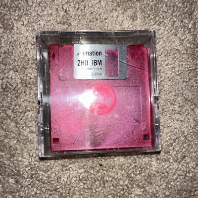 Imation 2HD Diskettes 9 Blank IBM Formatted High Density Floppy Disks ...