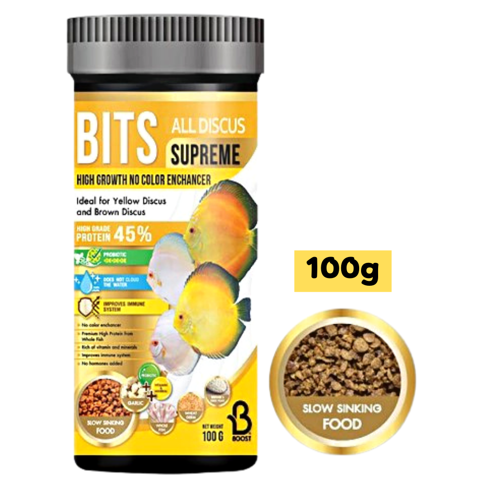 Yellow Discus Food Discus Fish Food Granules, For Adult Discus Fish