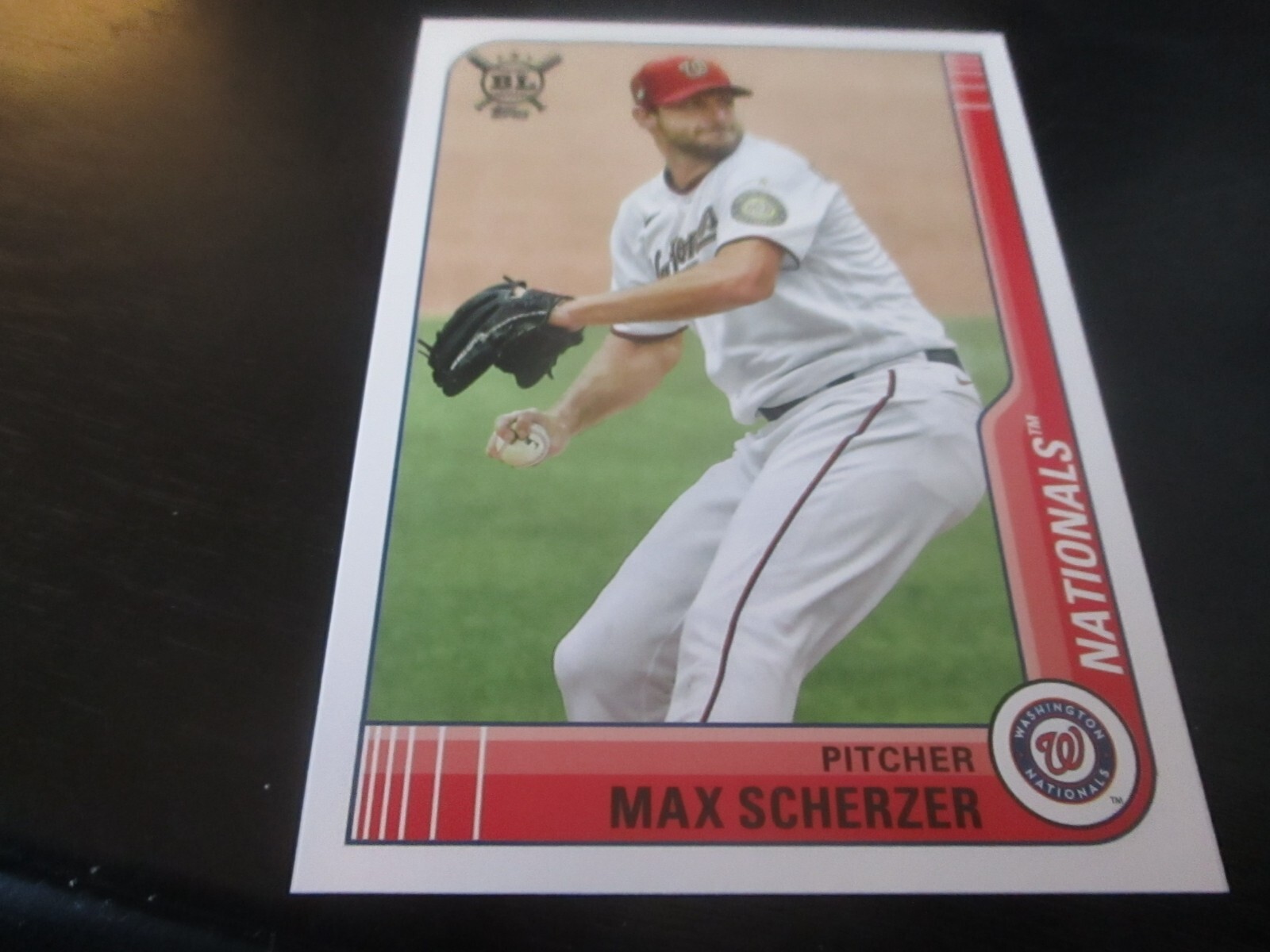 max scherzer (washington nationals -p) 2021 topps card #11 mint ...