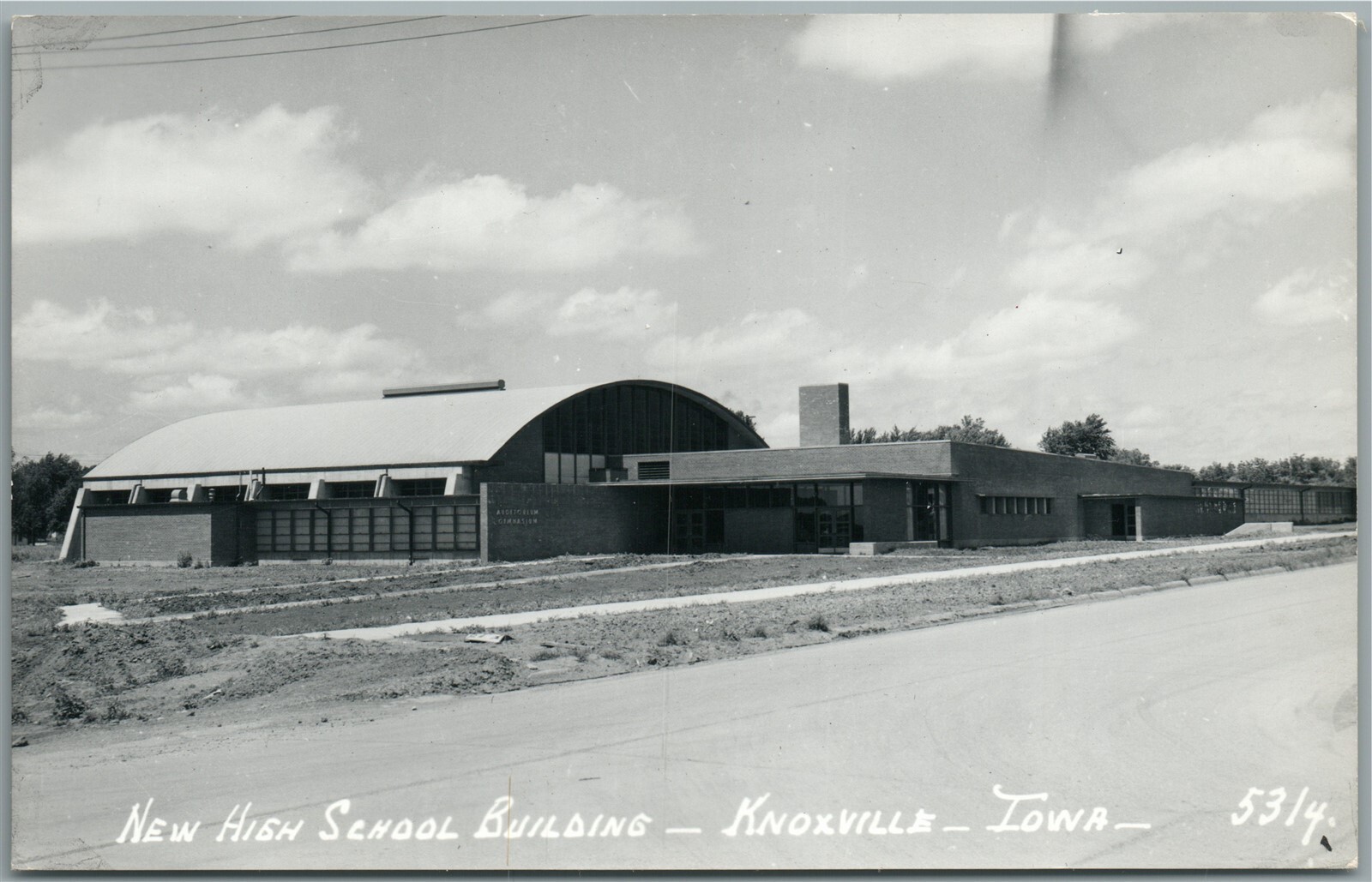 KNOXVILLE IA HIGH SCHOOL VINTAGE REAL PHOTO POSTCARD RPPC | eBay