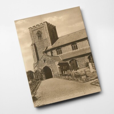A4 PRINT - Vintage Norfolk - The Church, East Rudham | eBay