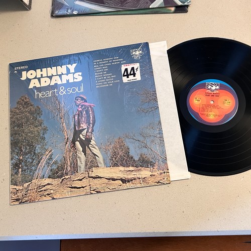 (NM) Johnny Adams "Heart & Soul" 1969 Vinyl LP Shrink SS International ...