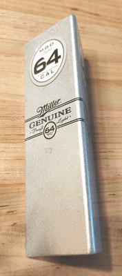 MGD Light 64 Silver Triangle Shape Beer Tap Handle Miller Genuine Draft ...