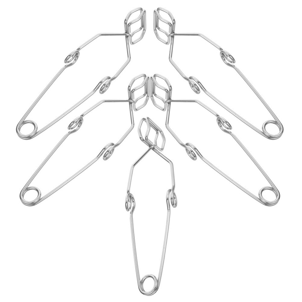 5 Pcs Electroplated Test Tube Clamp Lab Holders Laboratory Clips | eBay ...