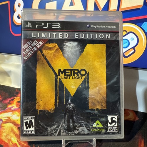 NEW SEALED Metro: Last Light Sony Playstation 3 PS3 2013 CIB Complete ...