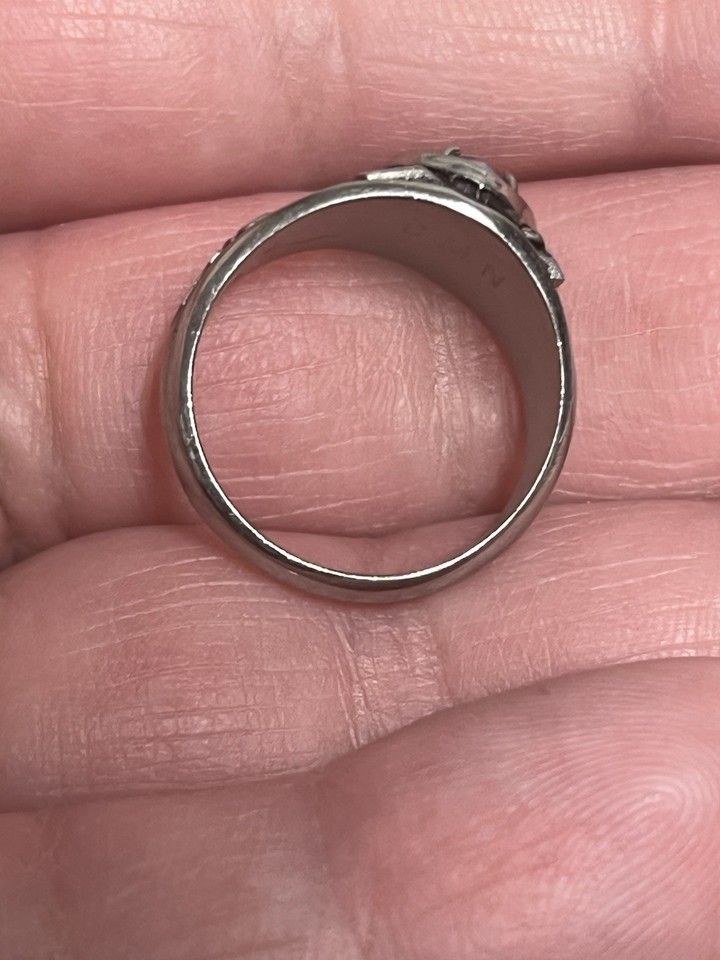 2015 Women’s Keystone Valadium Class Ring Size 7.25 Blue Heart Stone | eBay