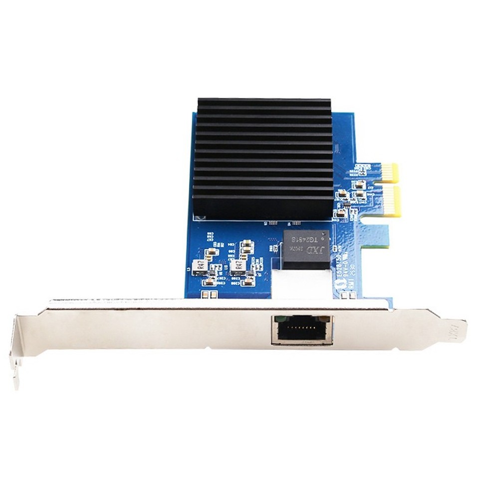 10Gb PCIe NIC Card Single RJ45 Port RTL8127 Chip PCI- Express X1 7093 ...