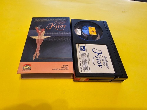 BACKSTAGE AT THE KIROV BETA Betamax Tape Color 1984 Dance Ballet ...