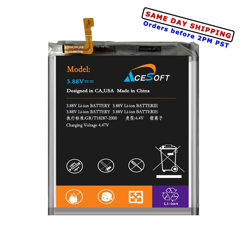 AceSoft 5420mAh EB-BG980ABY Battery For Samsung Galaxy S20 5G UW G981V ...