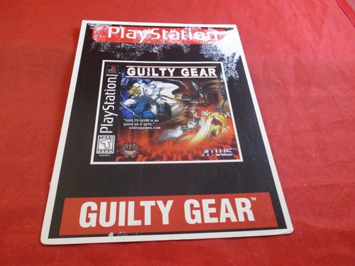 Guilty Gear Playstation 1 PS1 Vidpro Promo Display Card ONLY | eBay