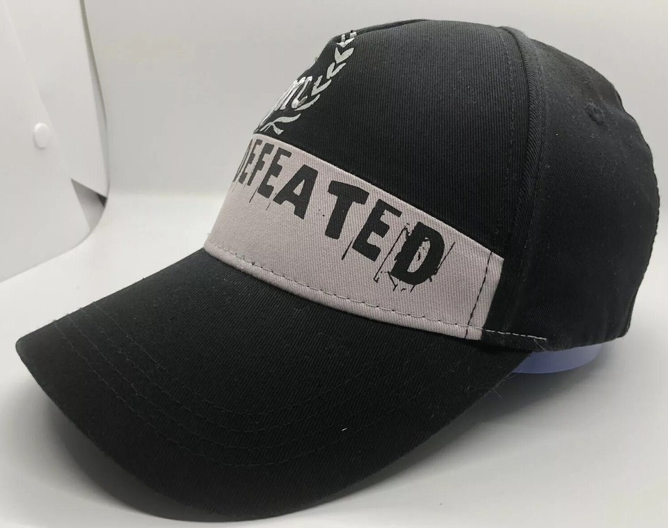 ESPN Undefeated Cap Hat Men Fitted S-M Black Gray 100% Cotton | eBay
