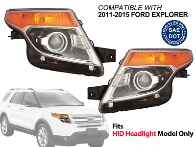 HID Head Lamp for 2011-2015 Ford Explorer Left Right BB5Z13008U ...