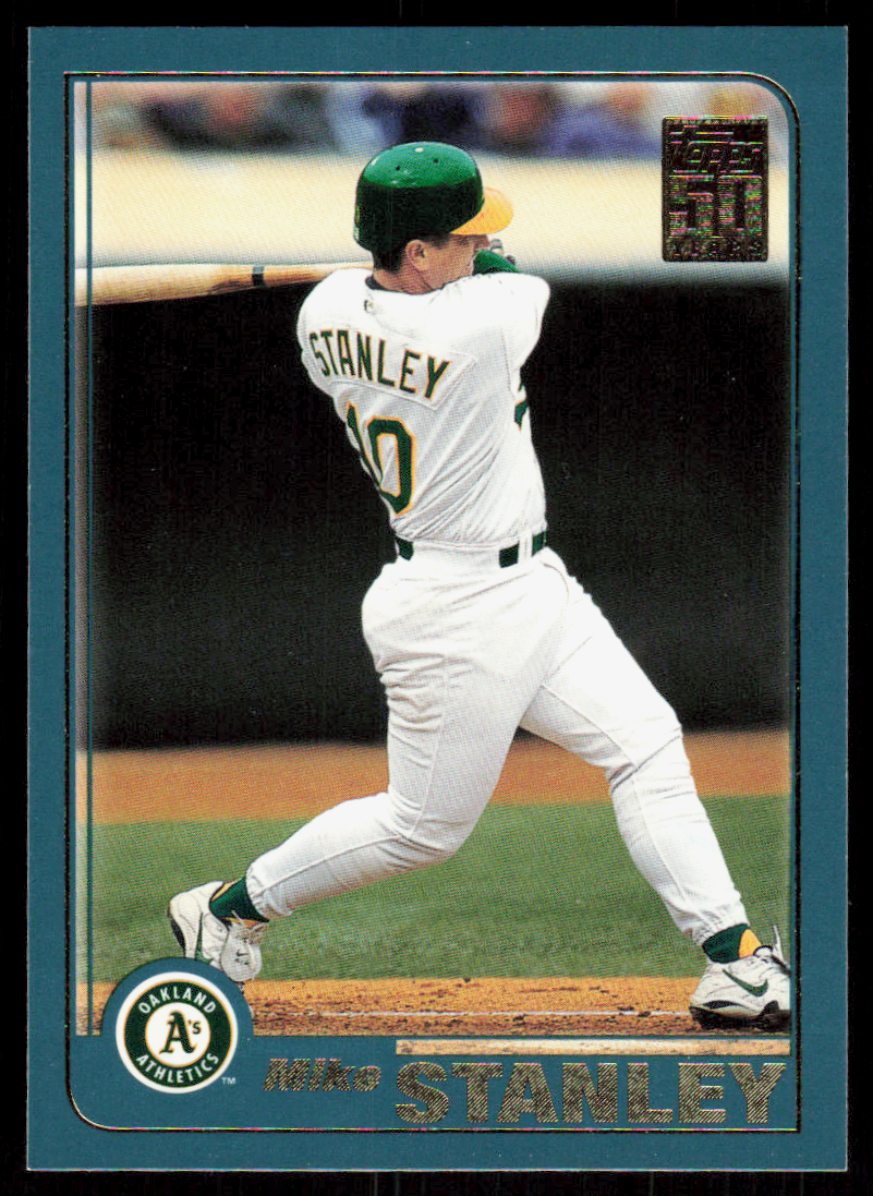 2001 Topps 119 Mike Stanley Oakland Athletics | eBay