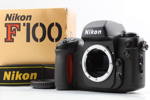 NEAR MINT IN BOX Nikon F100 35mm Film SLR Camera + Strap From JAPAN ...