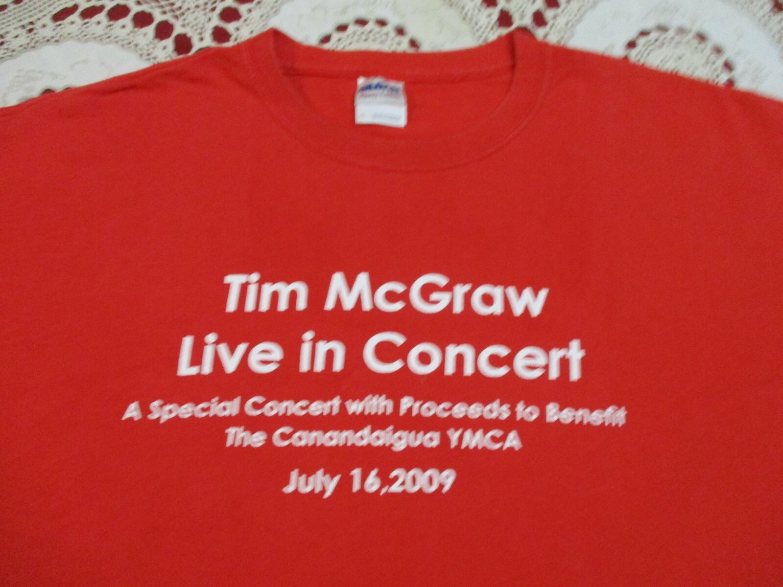 TIM McGRAW LIVE IN CONCERT CANANDAIGUA YMCA BENEFIT 2… - Gem