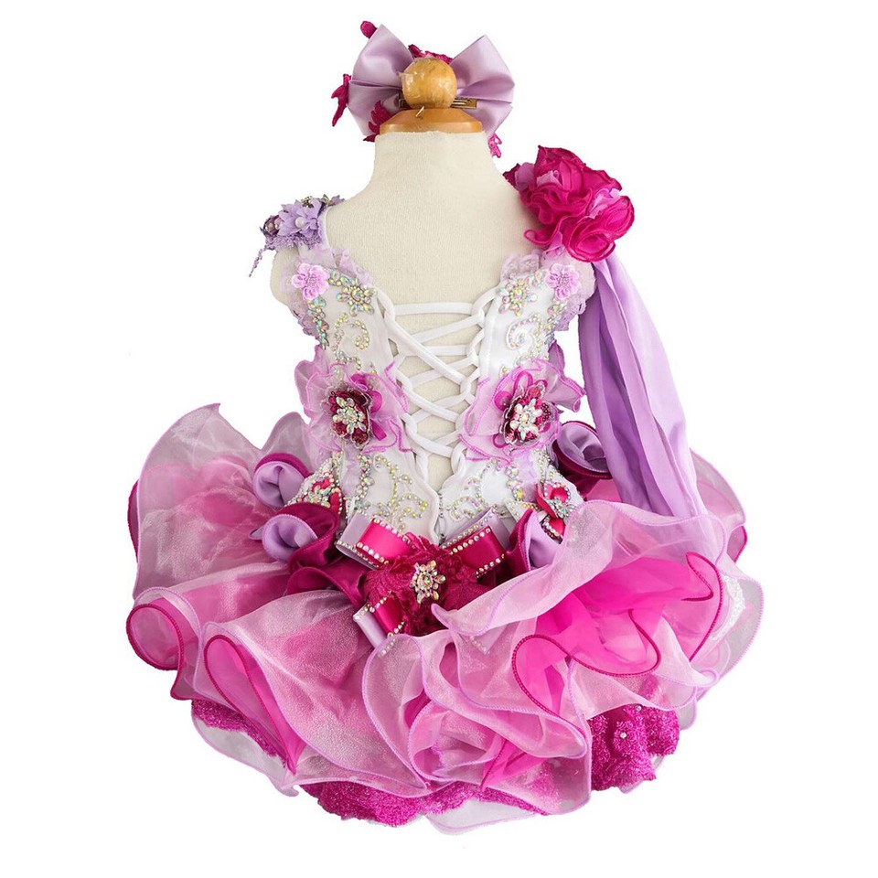 Jenniferwu Pageant Dress Handmade Beaded Dresses Toddler Girl Princess ...