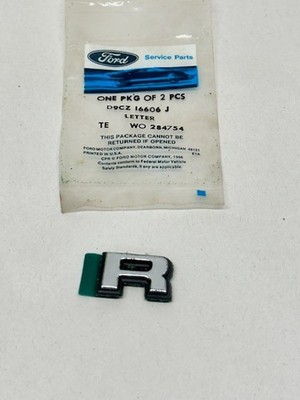 NOS Ford Mercury Emblem Letter “R” – C9CZ‑16606‑J – Capri Trunk/Hood | eBay