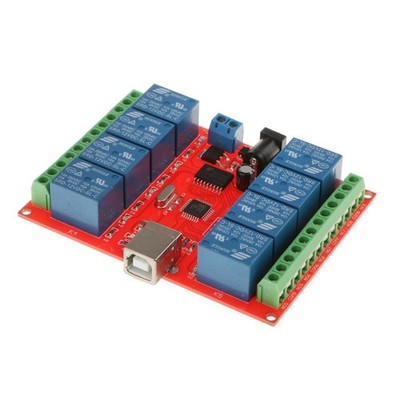 DC 12V 8 Channel USB Relay Module Control Switch Driver for | eBay UK