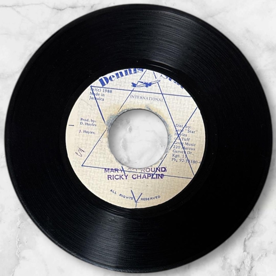Reggae Mary Go Round Ricky Chaplin 7" Vinyl Dennis Star 1988 /Used | eBay