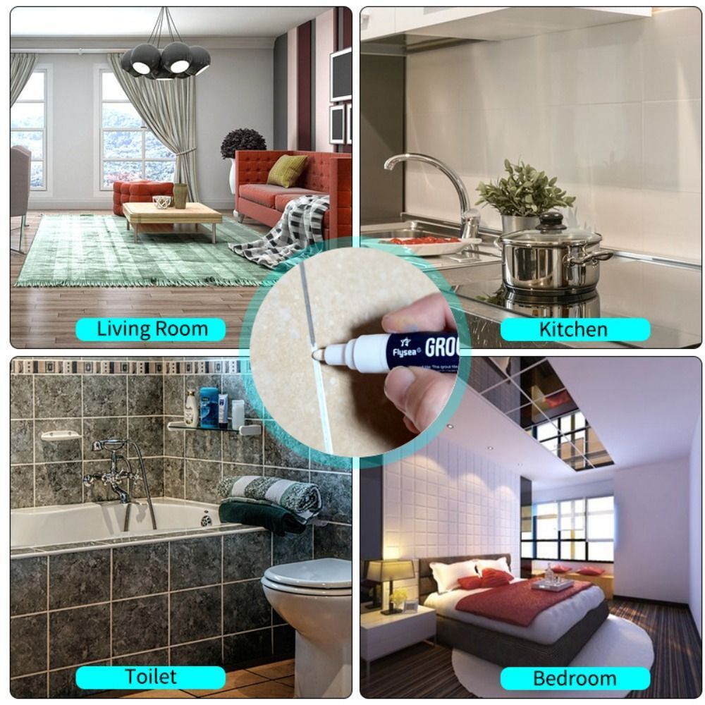 Modern Tile Grout Colorant White Anti-mildew Color Change Color Kitchen ...