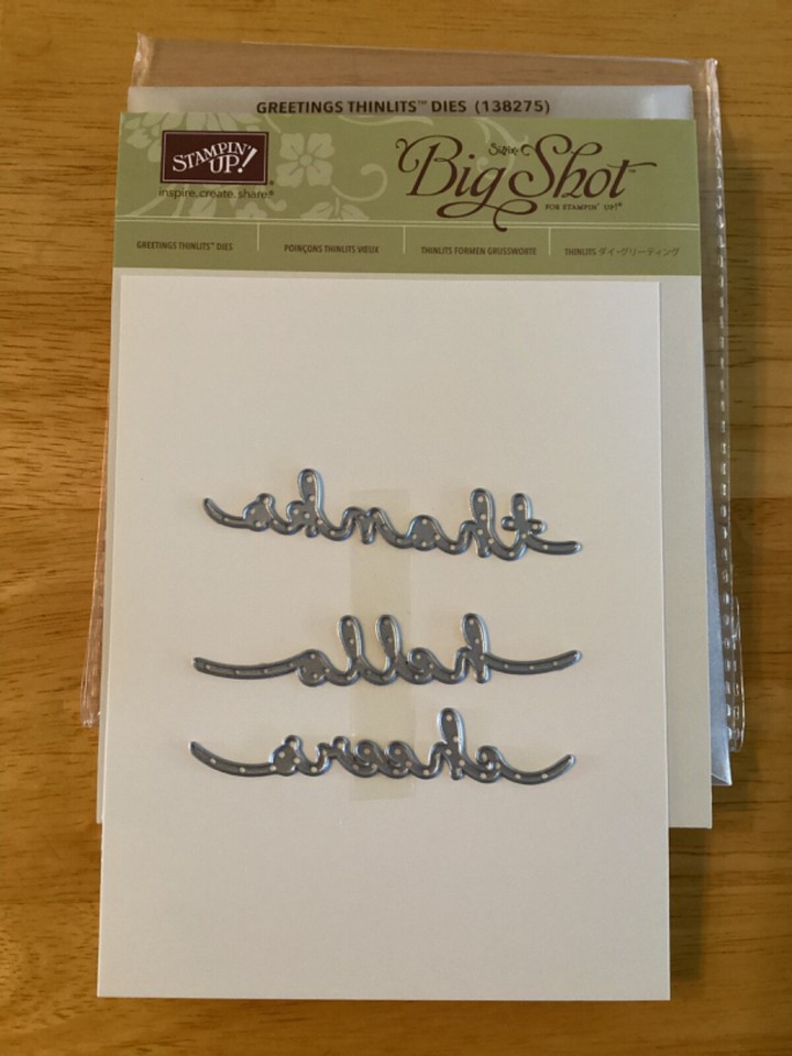 Stampin’Up! & Fun Stampers Journey Retired EDGELITS, FRAMELITS, & THINLITS, NEW | eBay