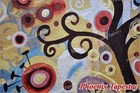 LARGE June Tree Fine Art Tapestry Wall Hanging Tree of Life Cotton 100% ...